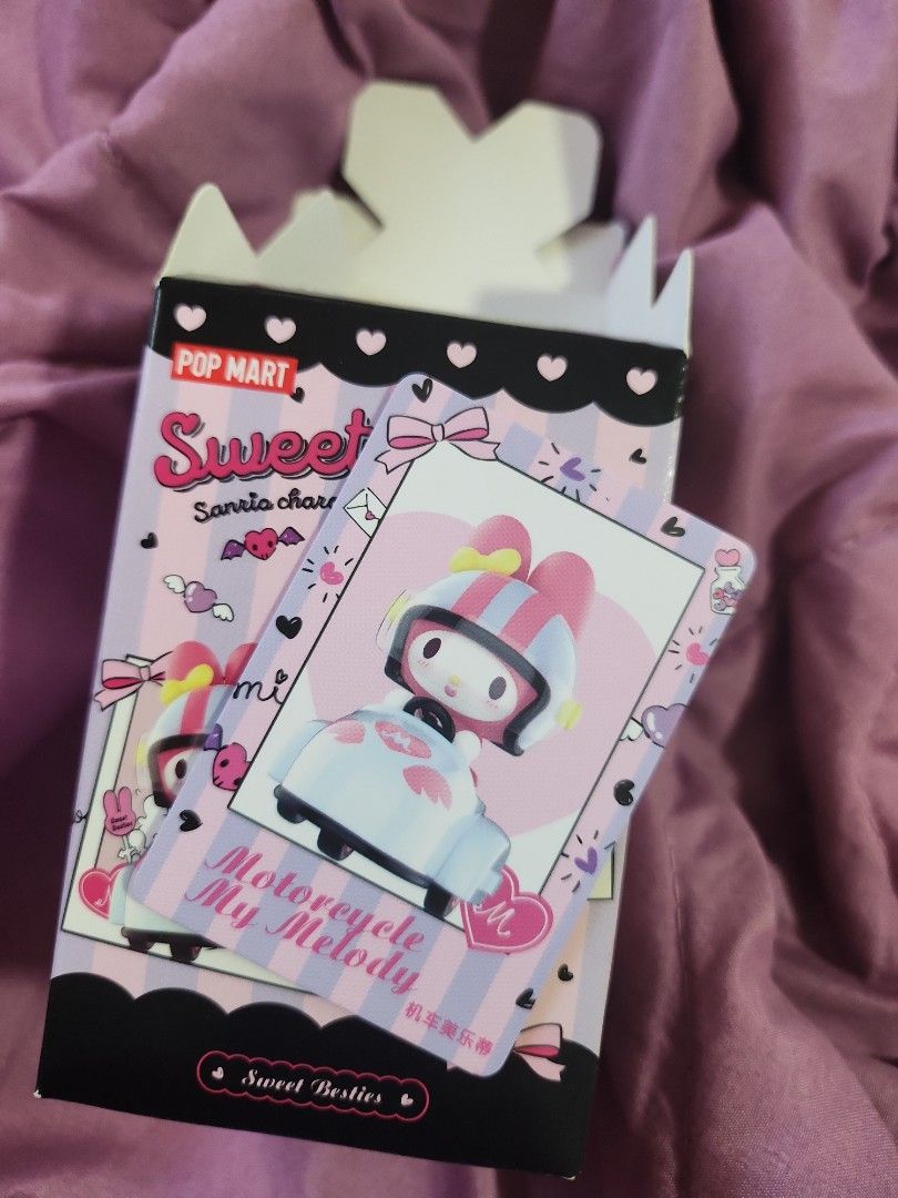 Sweet Besties Popmart (Motorcycle My Melody), Hobbies & Toys, Toys ...