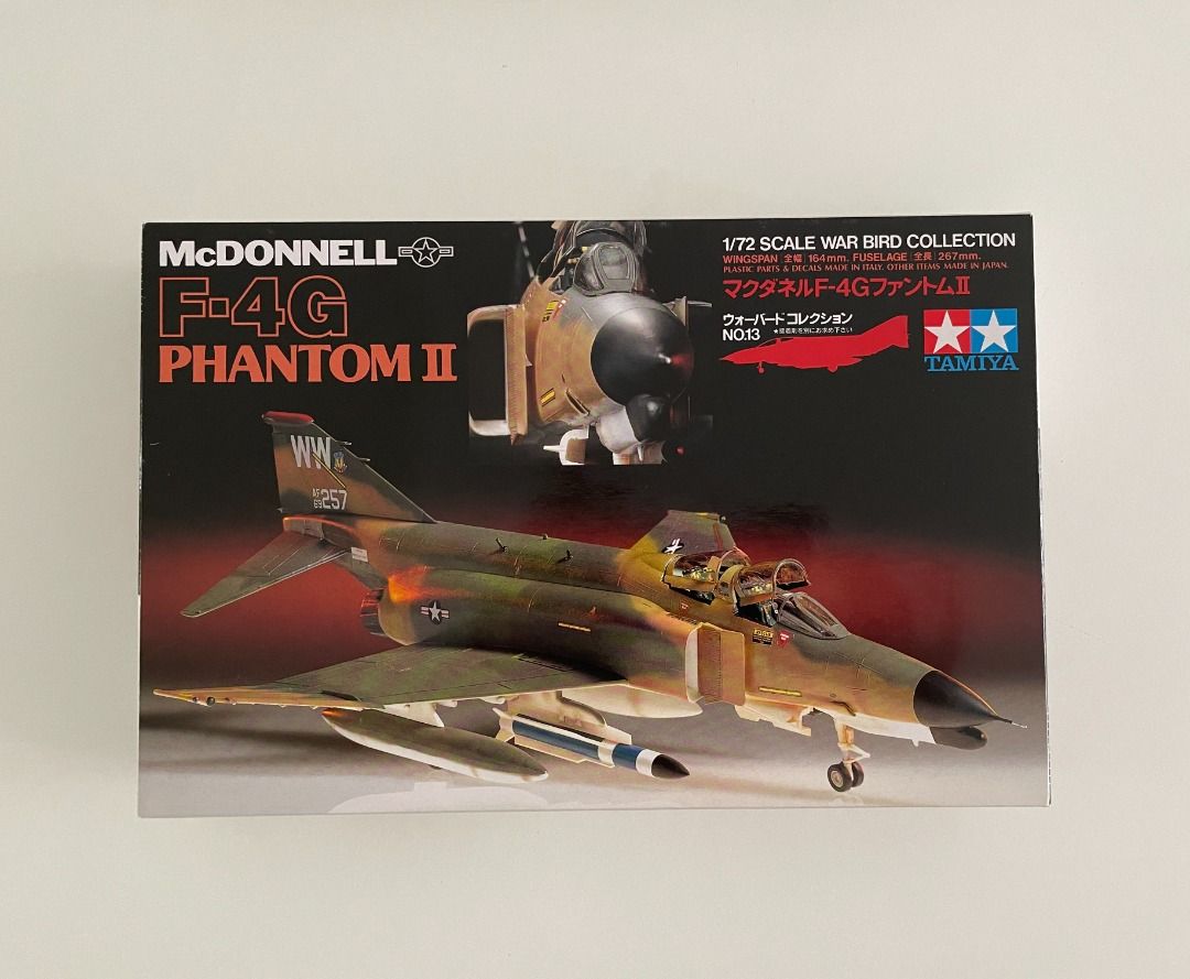 Tamiya F-4G Phantom II 1/72 Plastic Model Kit, Hobbies & Toys, Toys ...