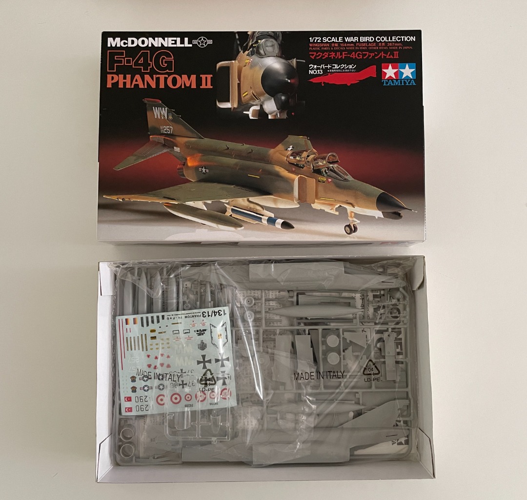Tamiya F-4G Phantom II 1/72 Plastic Model Kit, Hobbies & Toys, Toys ...