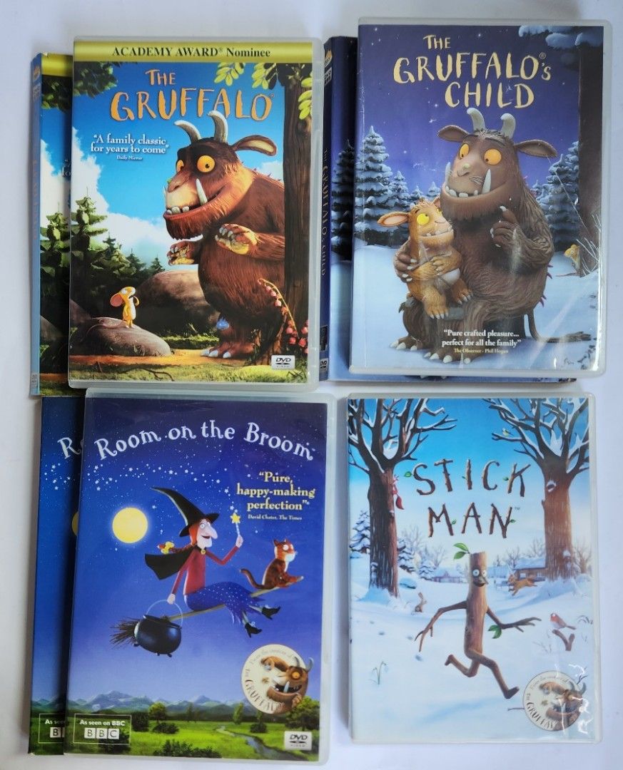 The Gruffalo, Room on the Broom, Stick Man DVDs, Hobbies & Toys, Music ...