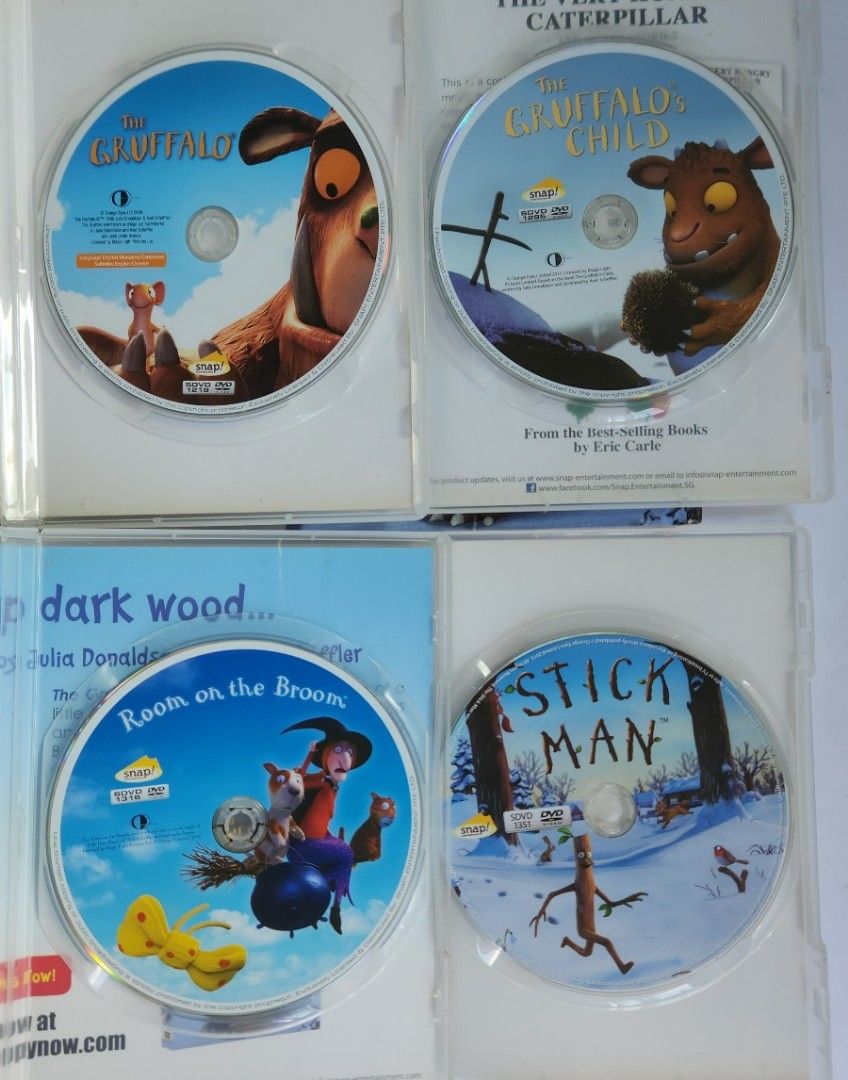 The Gruffalo, Room on the Broom, Stick Man DVDs, Hobbies & Toys, Music ...