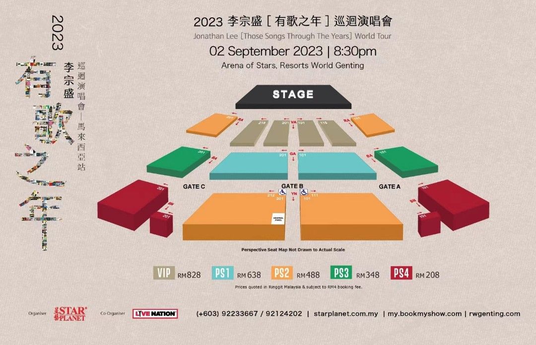 Closed Internal Order Ticketing Service Jonathan Lee World Tour 2023, Tickets & Vouchers, Event ...