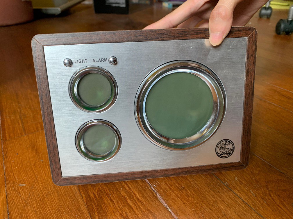 Tiger Beer Alarm Clock Wood Digital, Furniture & Home Living, Home ...