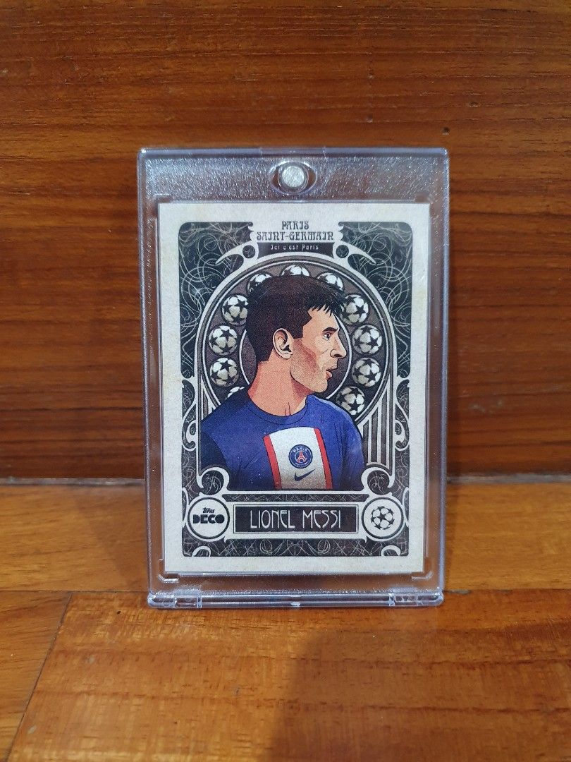 Topps Deco 22/23 LIONEL MESSI GOAT Artistry Card Paris Saint Germain ...