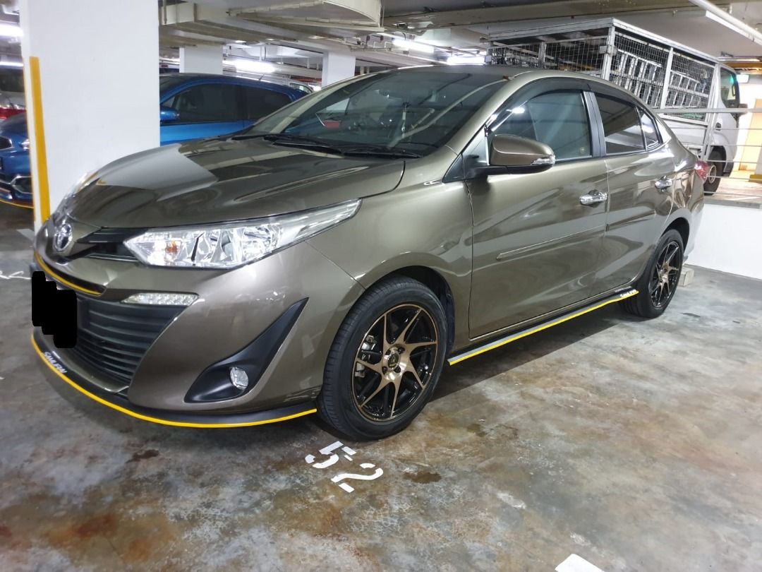 Toyota Vios Gen 2 - Authentic Yellow 3M Reflective Tape 2023, Car ...