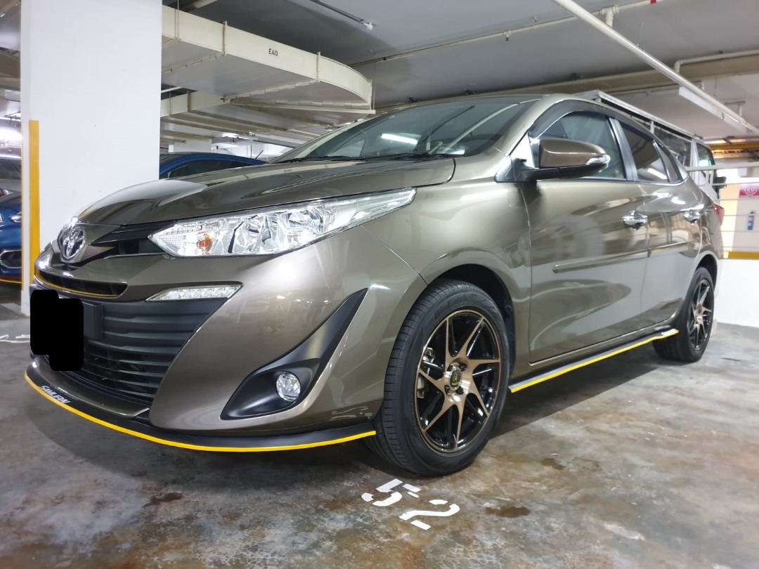 Toyota Vios Gen 2 - Authentic Yellow 3M Reflective Tape 2023, Car ...