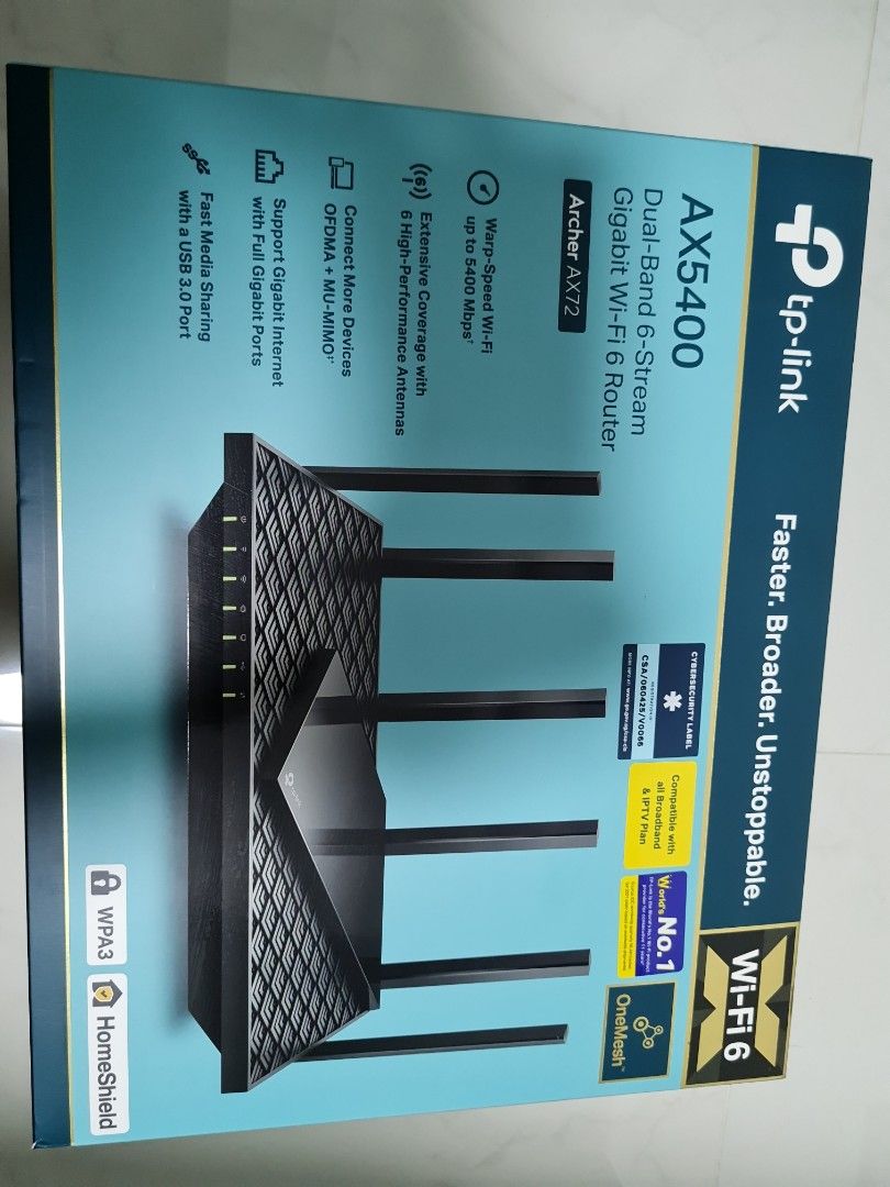 Tp-Link AX5400 Router, Computers & Tech, Office & Business Technology ...