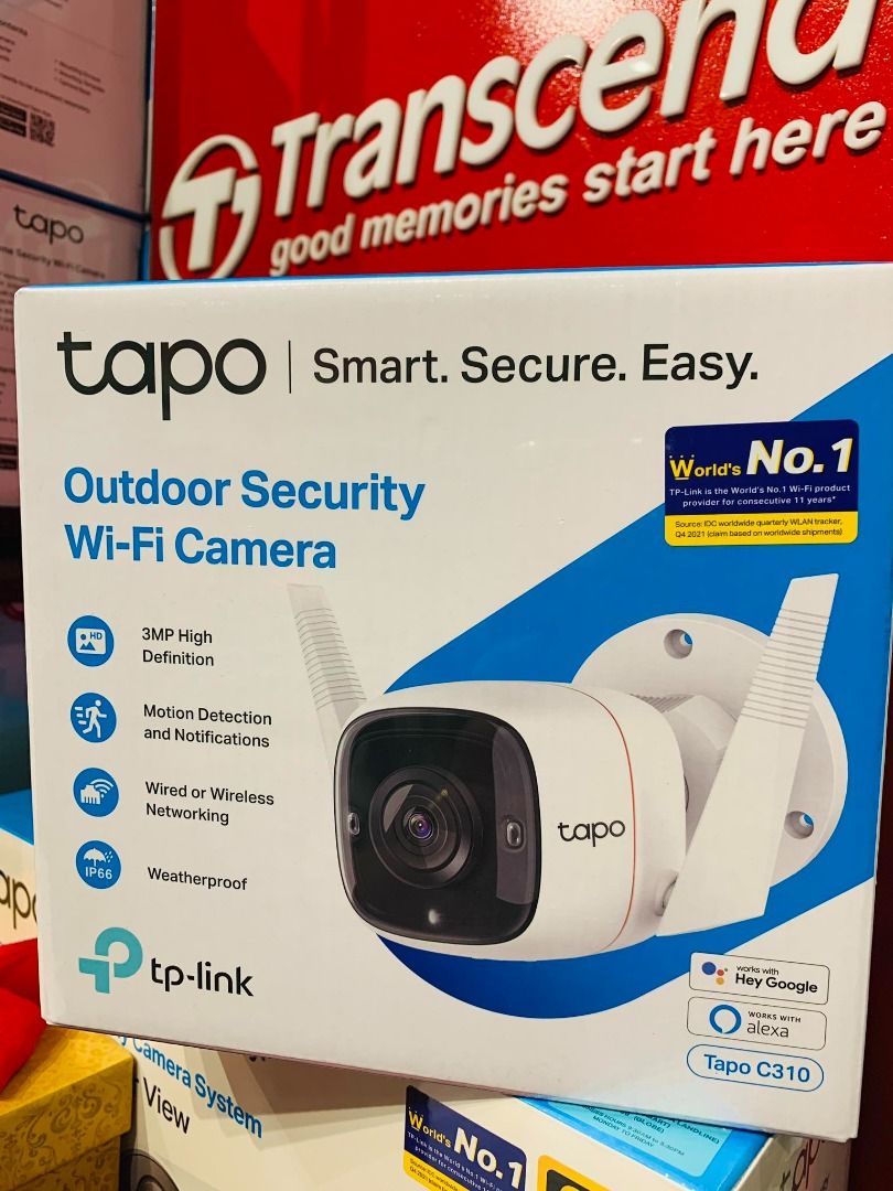 TP-Link Tapo C310 Outdoor Security Wi-Fi Camera IP66 3MP Ultra-High ...