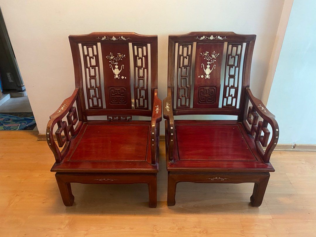 Traditional Chinese chairs, Furniture & Home Living, Furniture, Chairs ...