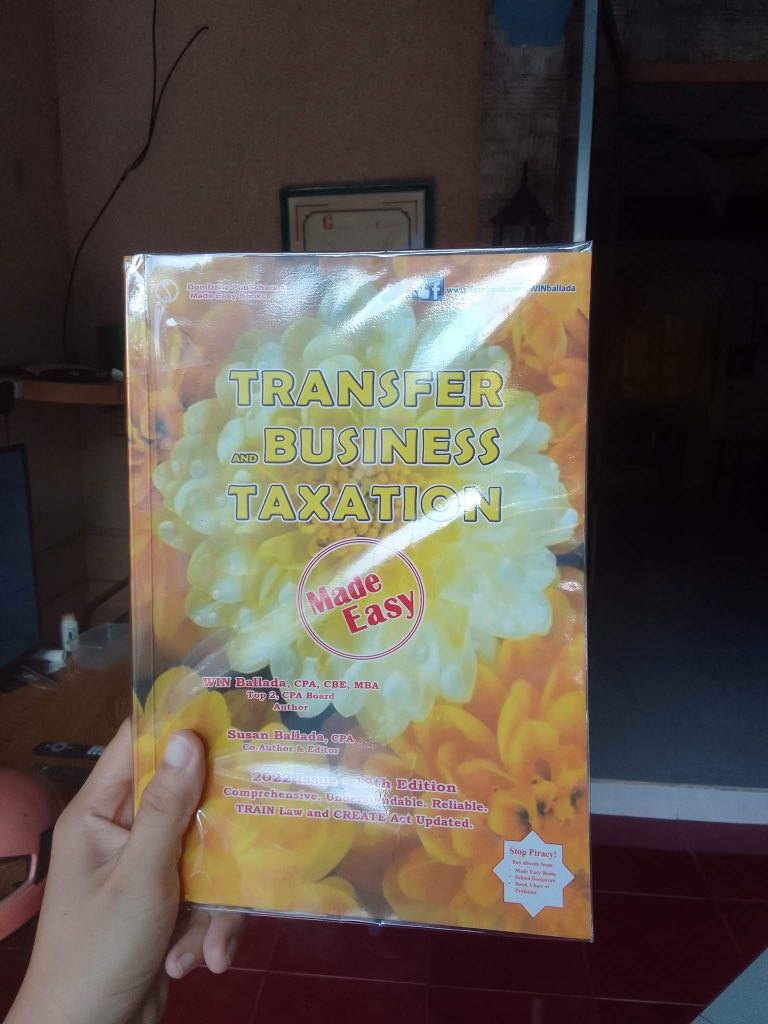 Transfer and Business Taxation (2022 Issue-18th Edition), Hobbies ...