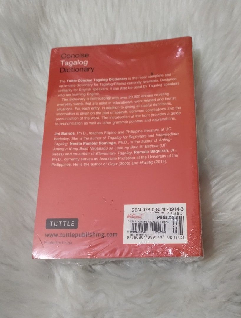 Tuttle Concise Tagalog Dictionary, Hobbies & Toys, Books & Magazines ...