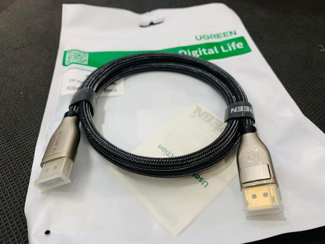 UGREEN 4K 8K Display Port Cable Zinc Alloy Shell Braided 1m DP112 60842 ...