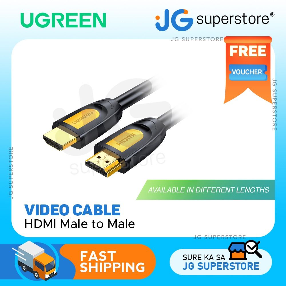 UGREEN 4K UHD 1080P 60Hz HDMI Male to HDMI Male Gold Plated Video Cable ...