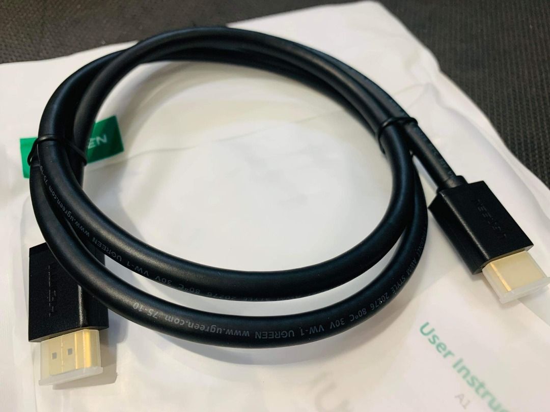 UGREEN HDMI Cable 1 Meter v2.0 HD104 10106, Computers & Tech, Parts ...