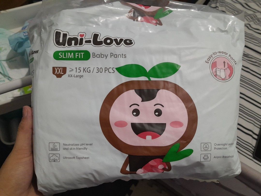 Unilove slim fit baby pants diaper xxl, Babies & Kids, Bathing ...