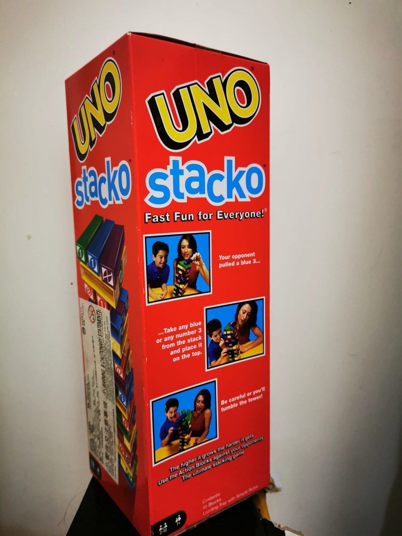 UNO stacking 疊曡樂 （全新）, 興趣及遊戲, 玩具 & 遊戲類 - Carousell