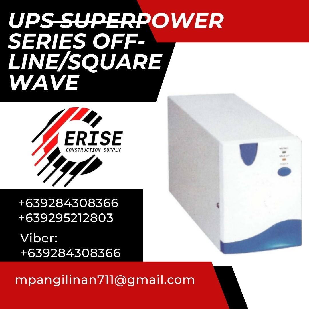 UPS SUPERPOWER SERIES OFF-LINE/ SQUARE WAVE, Commercial & Industrial ...