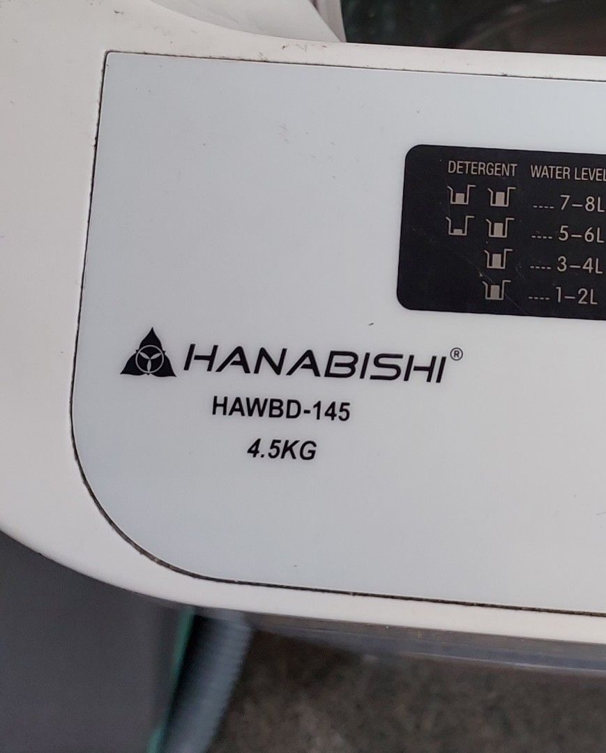 Used Hanabishi Fully Automatic Washing Machine, TV & Home Appliances ...