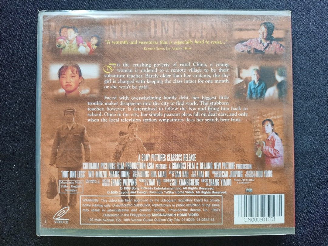 VCD Not One Less, Hobbies & Toys, Music & Media, CDs & DVDs on Carousell