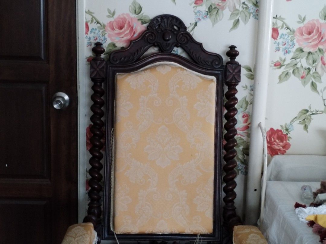 Victorian Throne like Chair, Furniture & Home Living, Furniture, Chairs ...