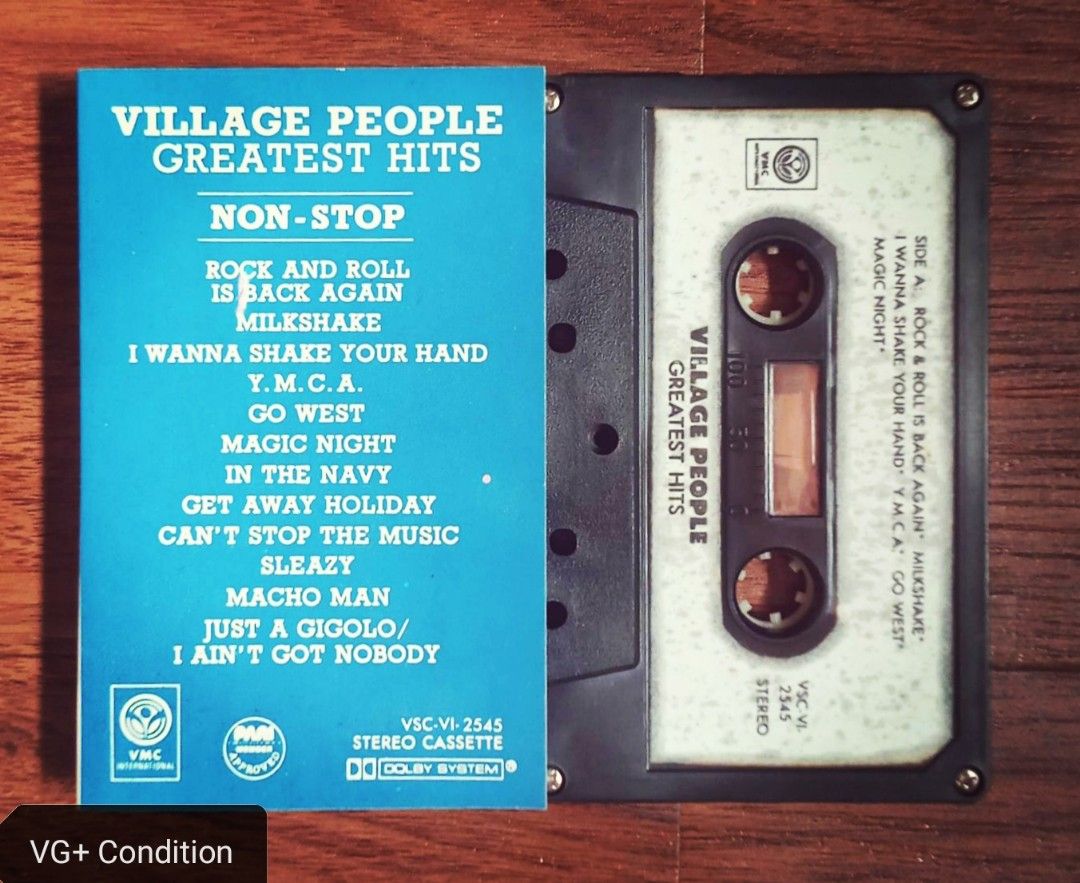 Village People Greatest Hits Cassette Tape Original Cassette Tapes ...