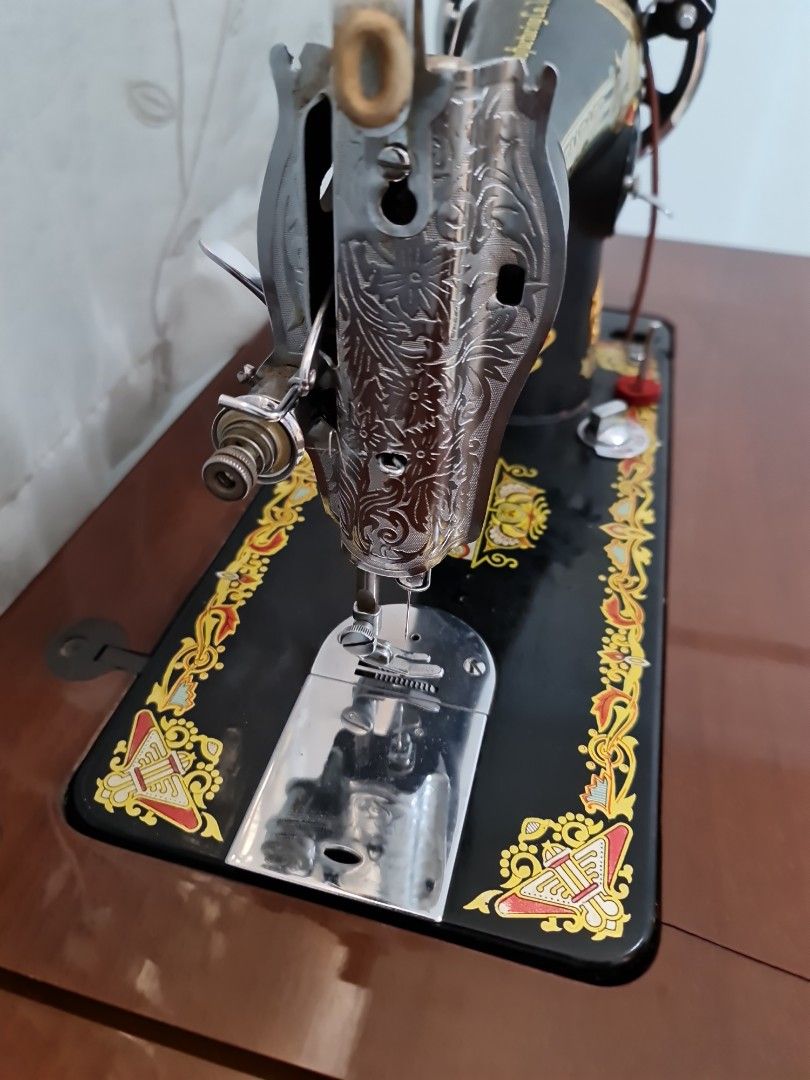 Vintage STANDARD sewing machine, Furniture & Home Living, Furniture ...
