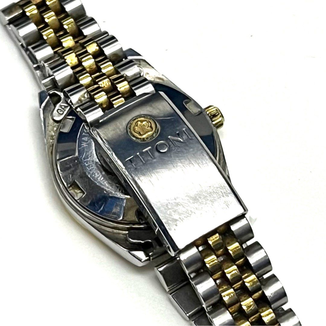 Vintage Titoni Cosmo Queen 26mm case automatic watch nt casio pagol ...