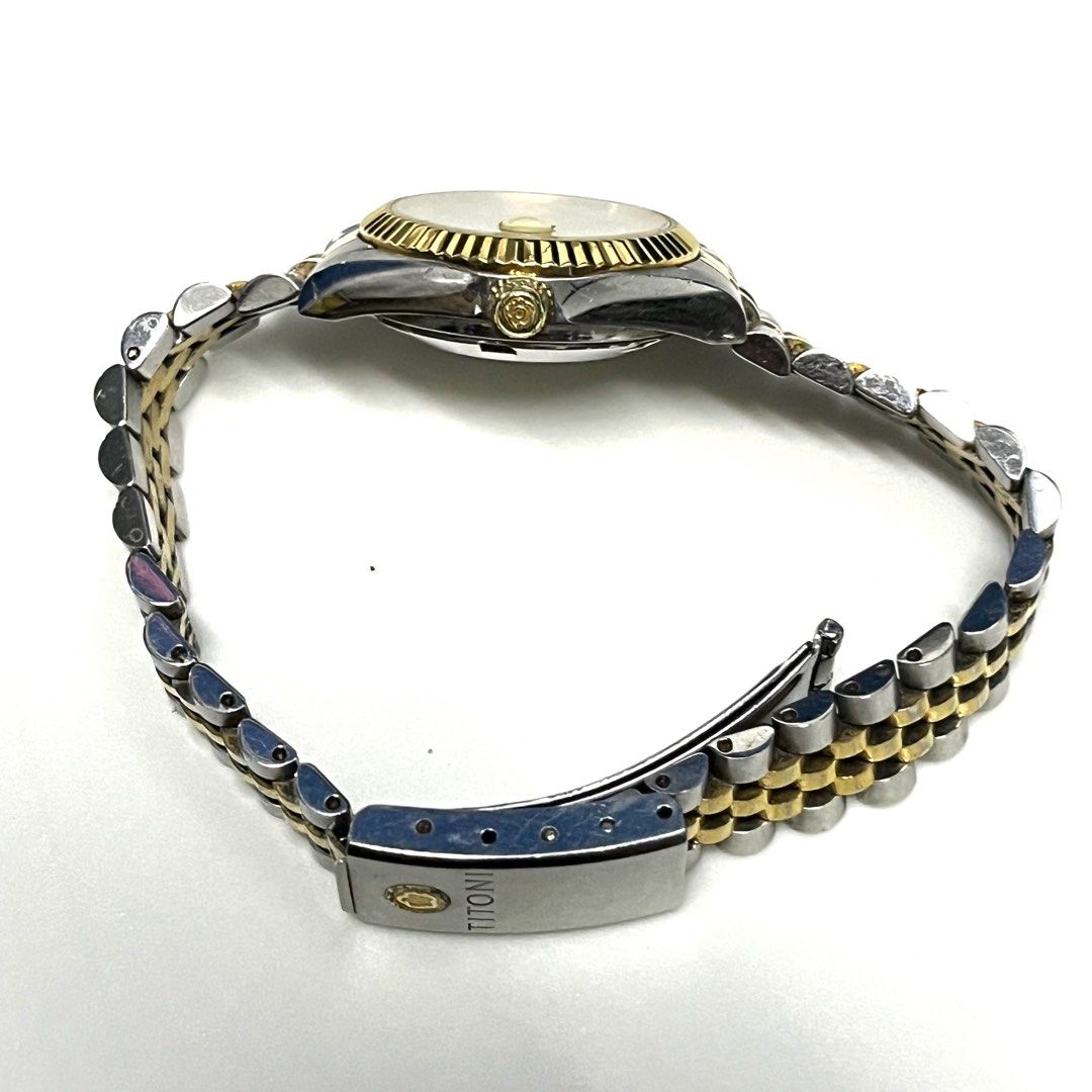 Vintage Titoni Cosmo Queen 26mm case automatic watch nt casio pagol ...