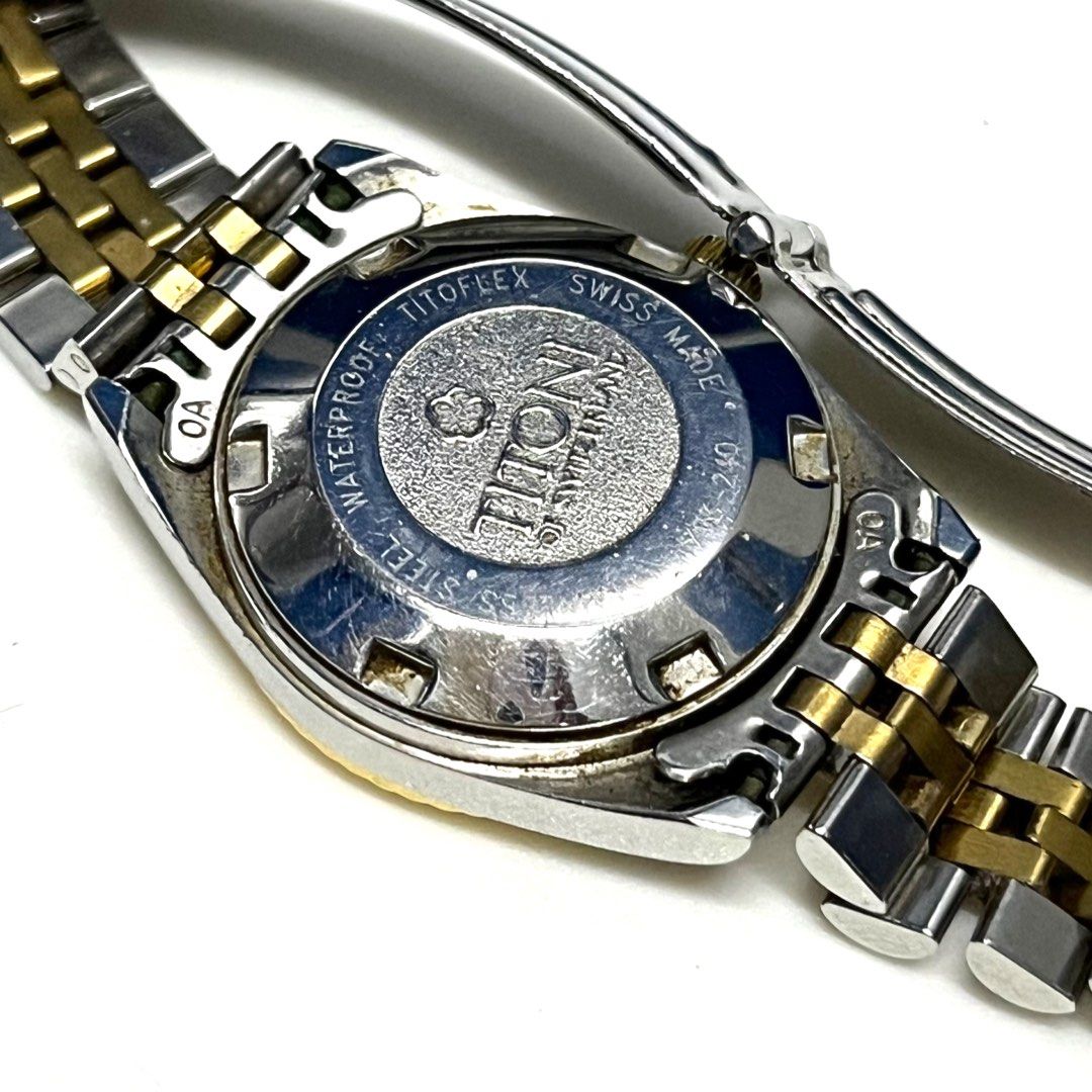 Vintage Titoni Cosmo Queen 26mm case automatic watch nt casio pagol ...