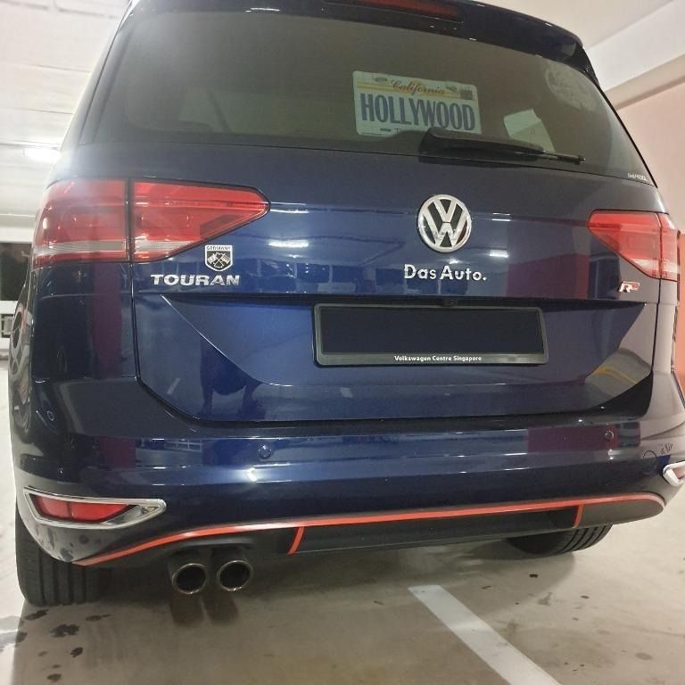 VW Touran Diesel 1.6 - Authentic Red 3M Reflective Tape 2023, Car ...