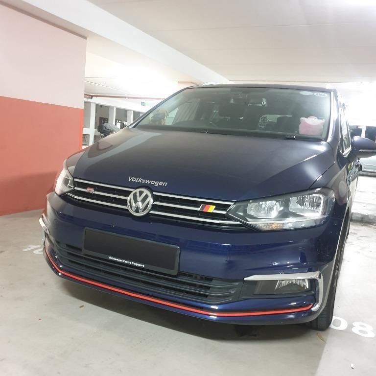 VW Touran Diesel 1.6 - Authentic Red 3M Reflective Tape 2023, Car ...