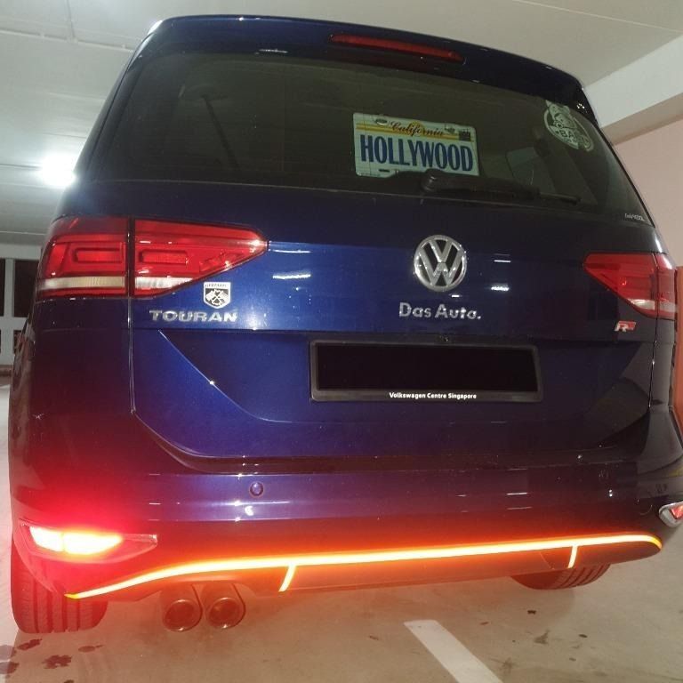 VW Touran Diesel 1.6 - Authentic Red 3M Reflective Tape 2023, Car ...
