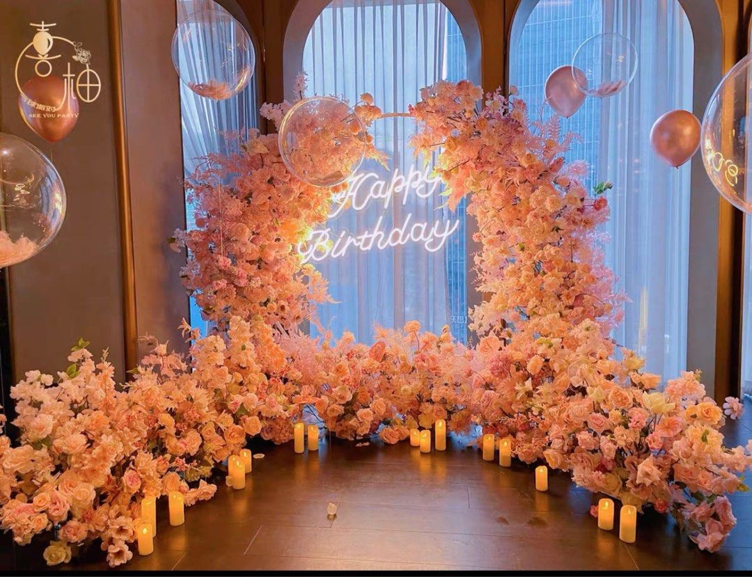 Wedding proposal decoration marry me floral package, Lifestyle Services ...