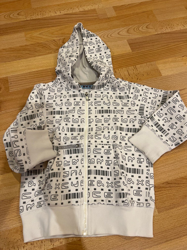 White jacket / jaket putih, Bayi & Anak, Baju Anak Laki-laki, 4 hingga ...