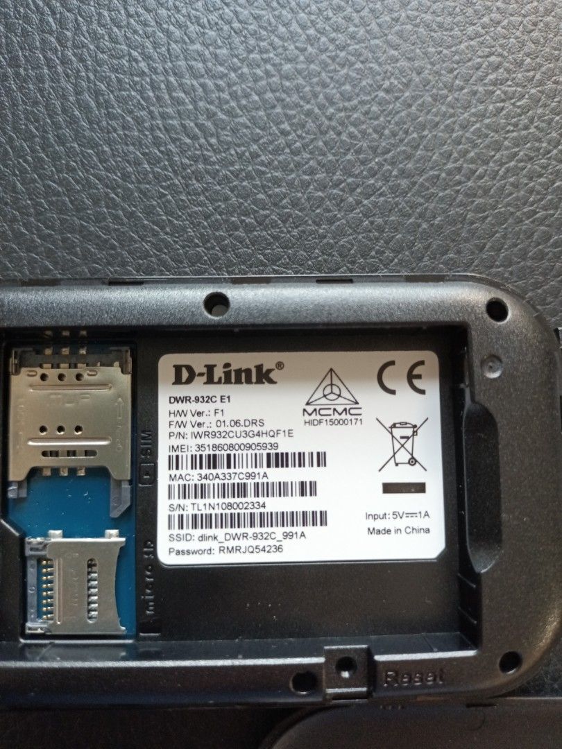 Wireless sim card portable Dlink DWR 932C, Computers & Tech, Parts ...