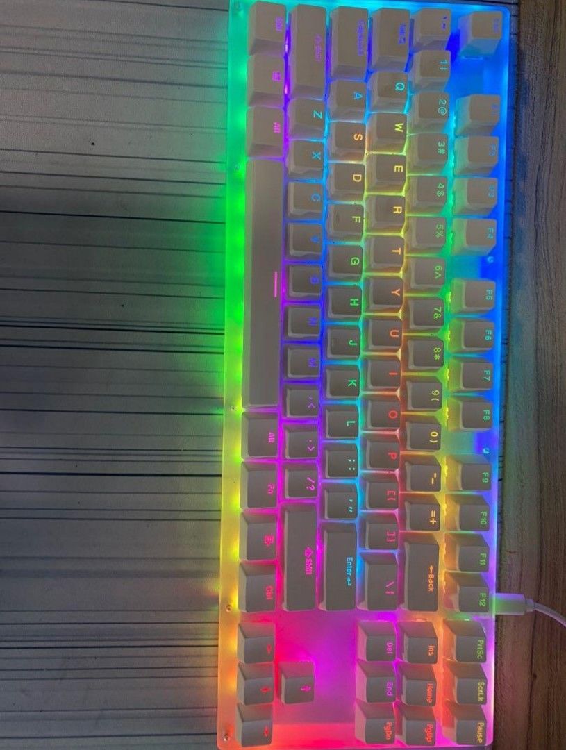 Wormier K87 RGB Mechanical Custom Keyboard, Computers & Tech, Parts & Accessories, Computer ...