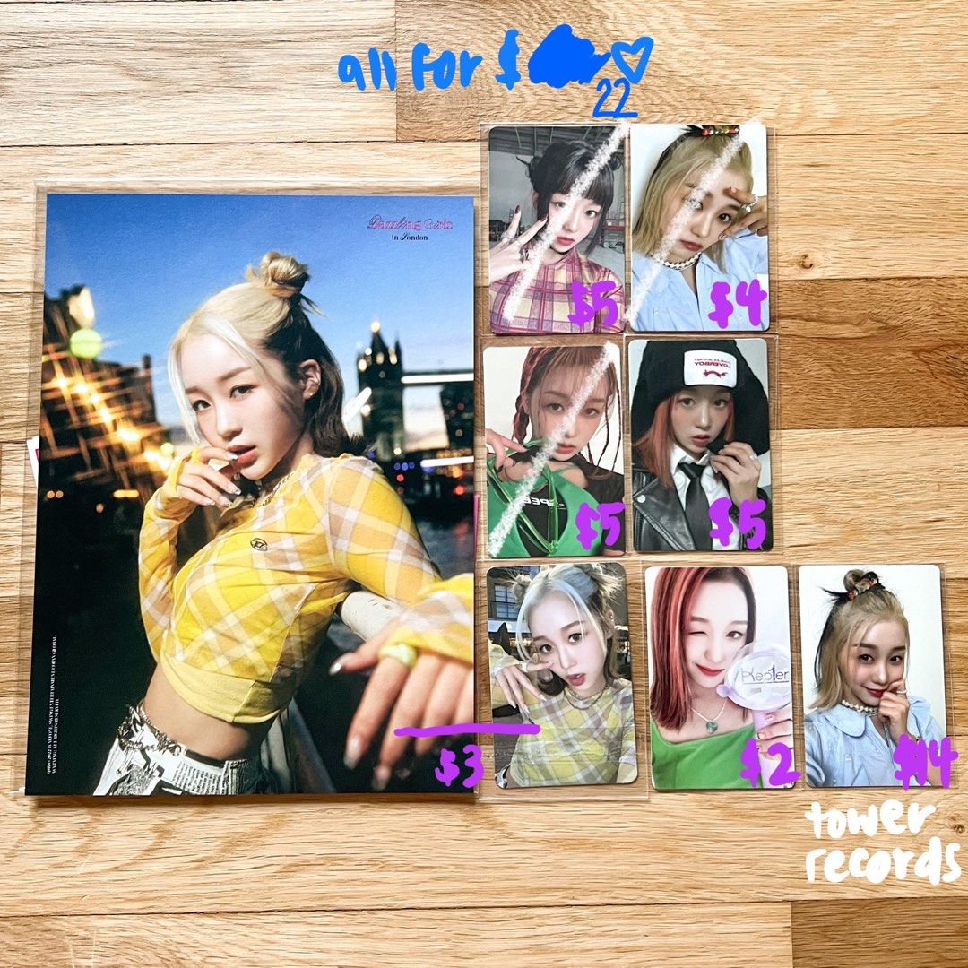 wtt wts kep1er ALL MEMBERS photocard pc / dazzling girls in london photobook jewel case sealed ...