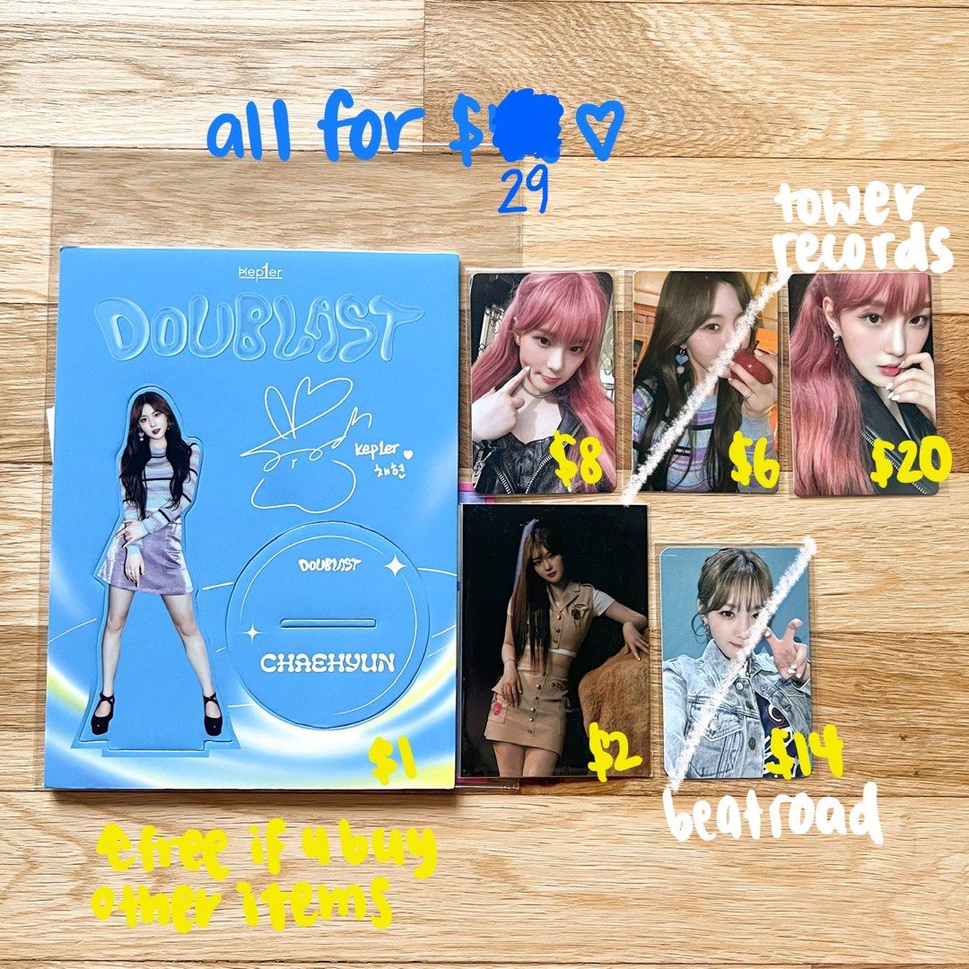 wtt wts kep1er ALL MEMBERS photocard pc / dazzling girls in london photobook jewel case sealed ...