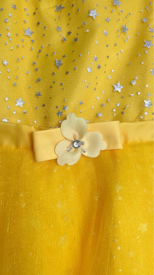 Yellow Tulle Dress Girls 3-4 years old, Babies & Kids, Babies & Kids ...