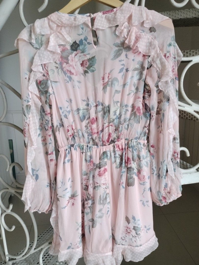 Zimmermann jumpsuit authentic, Fesyen Wanita, Pakaian Wanita, Jumpsuits ...