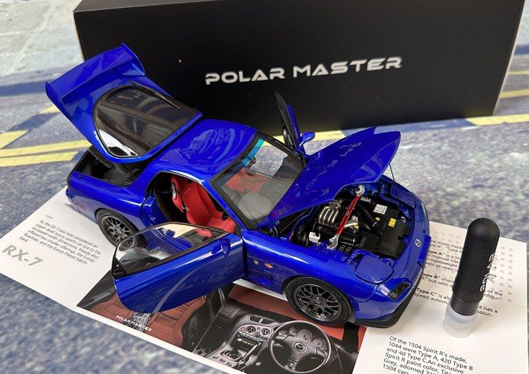 1/18 Polar Master Mazda RX7 (Full Opening Diecast), Hobbies & Toys ...