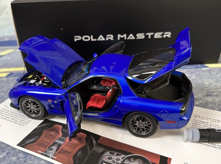 1/18 Polar Master Mazda RX7 (Full Opening Diecast), Hobbies & Toys ...