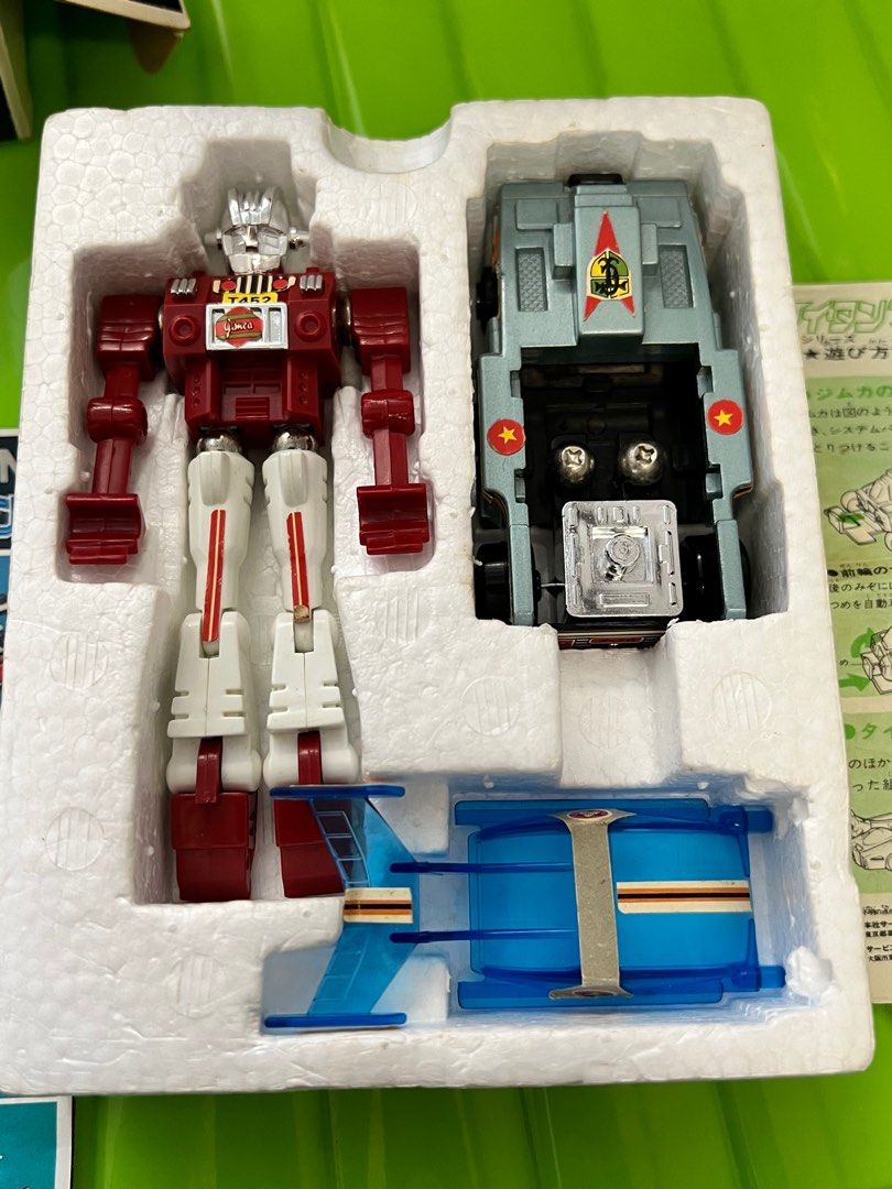 1977 Microman 微星小超人 Titan Command 泰坦司令 T452 Poseidon 海神 & Gimca F1-SS ...