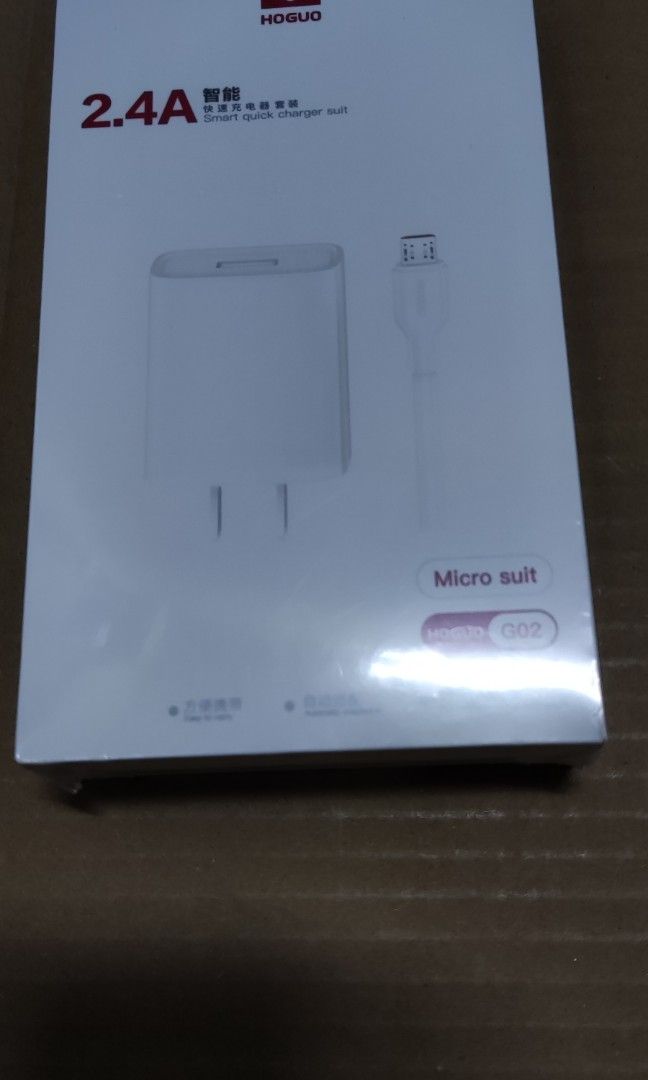 2.4A Fast Charger With Micro USB Cable (2 Pins), Mobile Phones ...