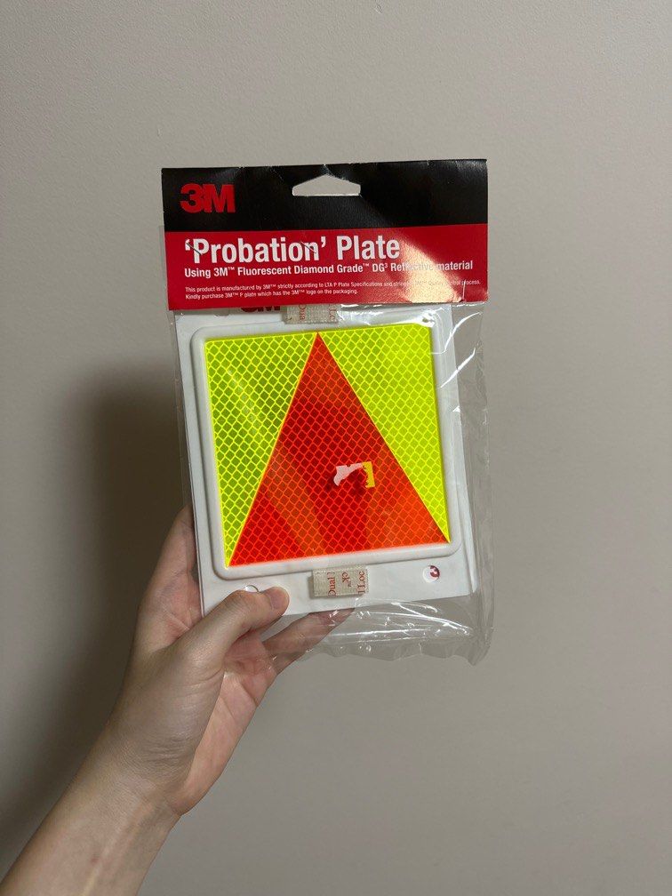 3M Probation Plate, Car Accessories, Accessories on Carousell