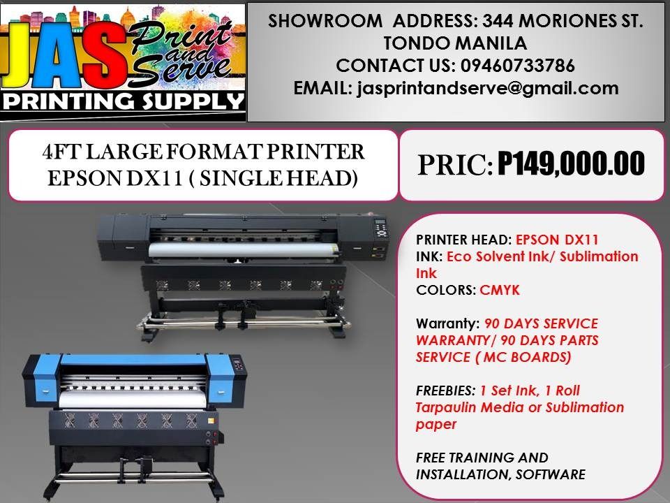 4ft TARPAULIN PRINTER MACHINE, Computers & Tech, Printers, Scanners ...