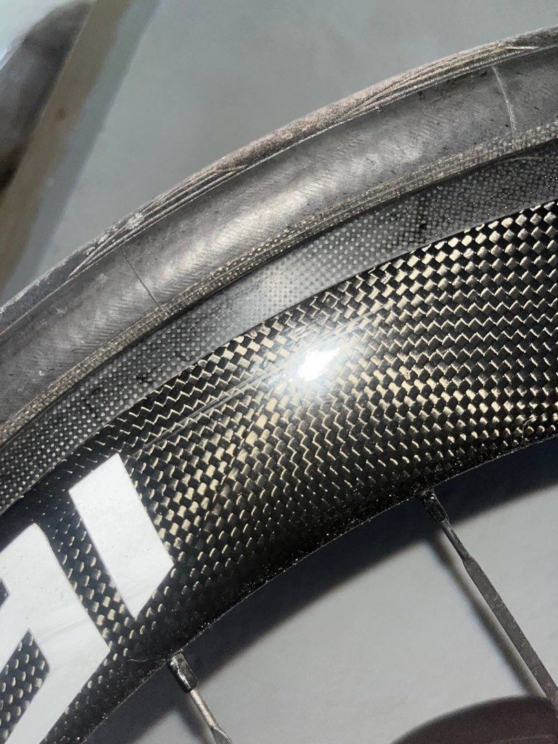 60mm Carbon wheelset with roval decals, Sports Equipment, Bicycles ...
