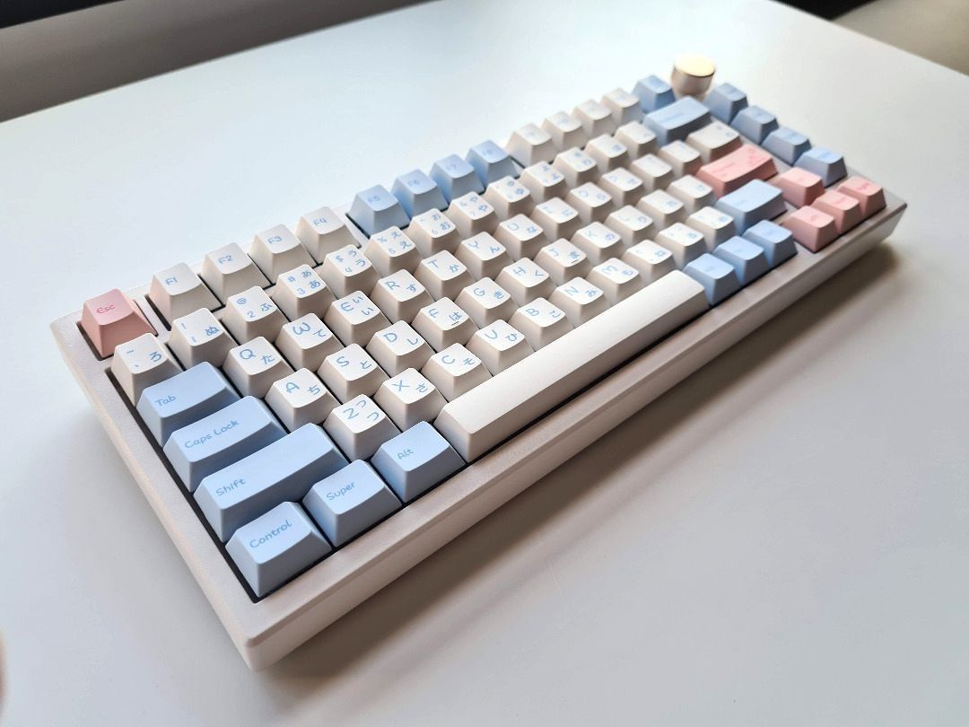 75% Custom Mechanical Keyboard (AfternoonTea1106)- Fully Modded, Computers & Tech, Parts ...