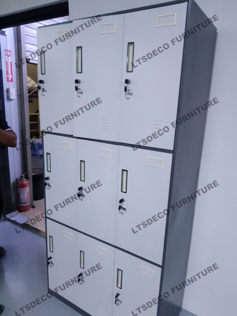 9DOOR STEEL LOCKER OFFICE PARTITION / OFFICE PARTITION on Carousell