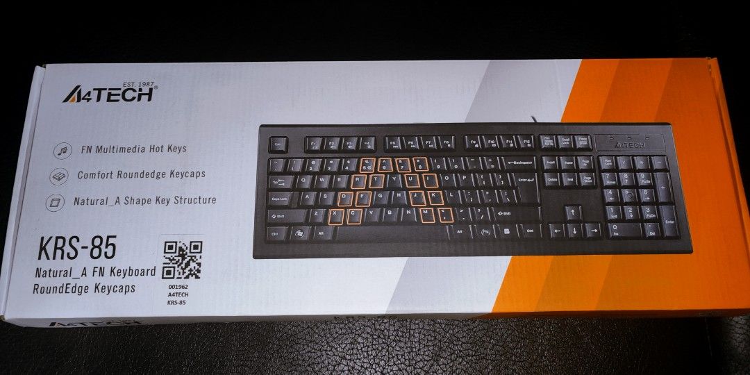 A4TECH ERGONOMIC KEYBOARD, Computers & Tech, Parts & Accessories ...